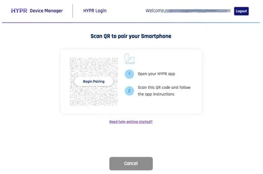 Using the HYPR Device Manager